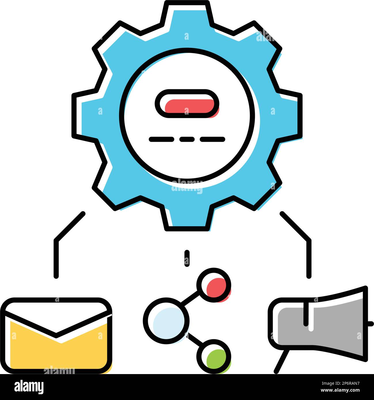 Envelope production Stock Vector Images - Alamy