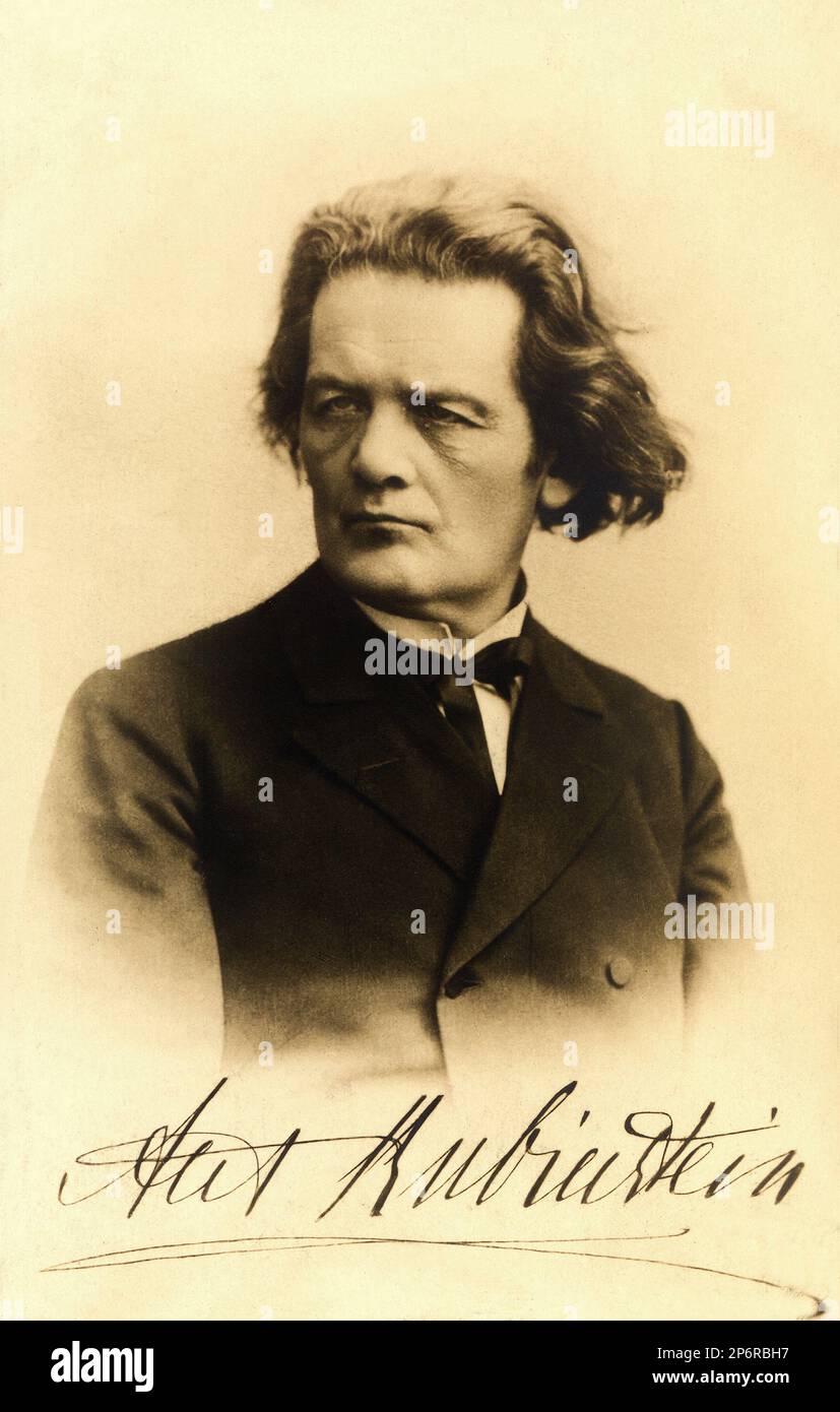 1875 c, RUSSIA : The russian pianist and music composer ANTON ...