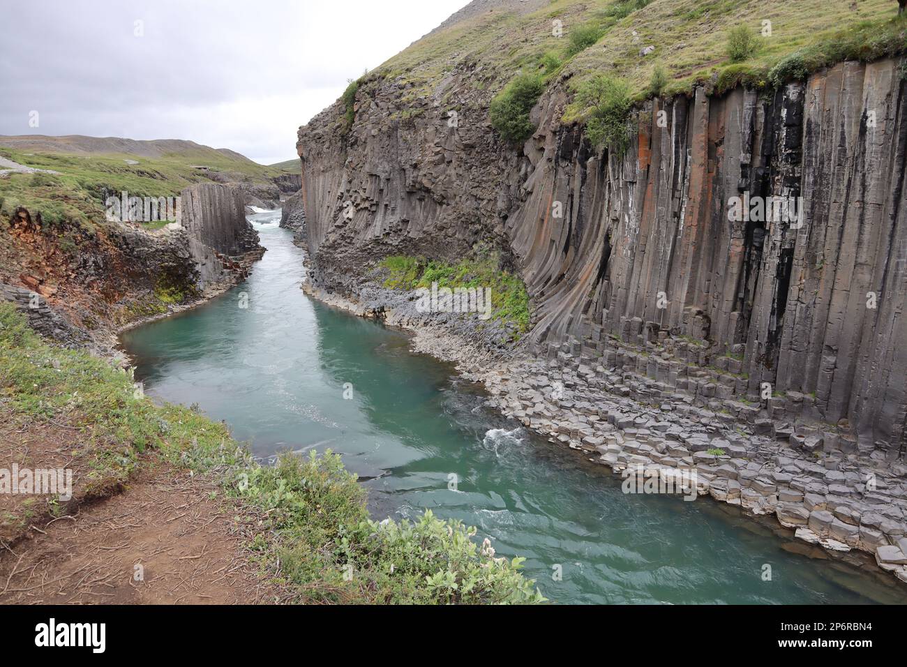 Studlagil canyon hi-res stock photography and images - Alamy