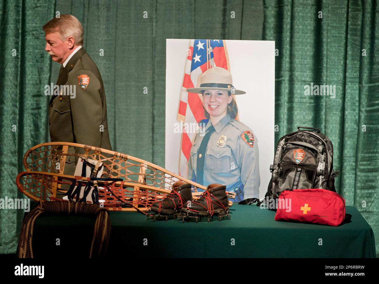 National Park Service Director Jonathan Jarvis approaches the lectern ...