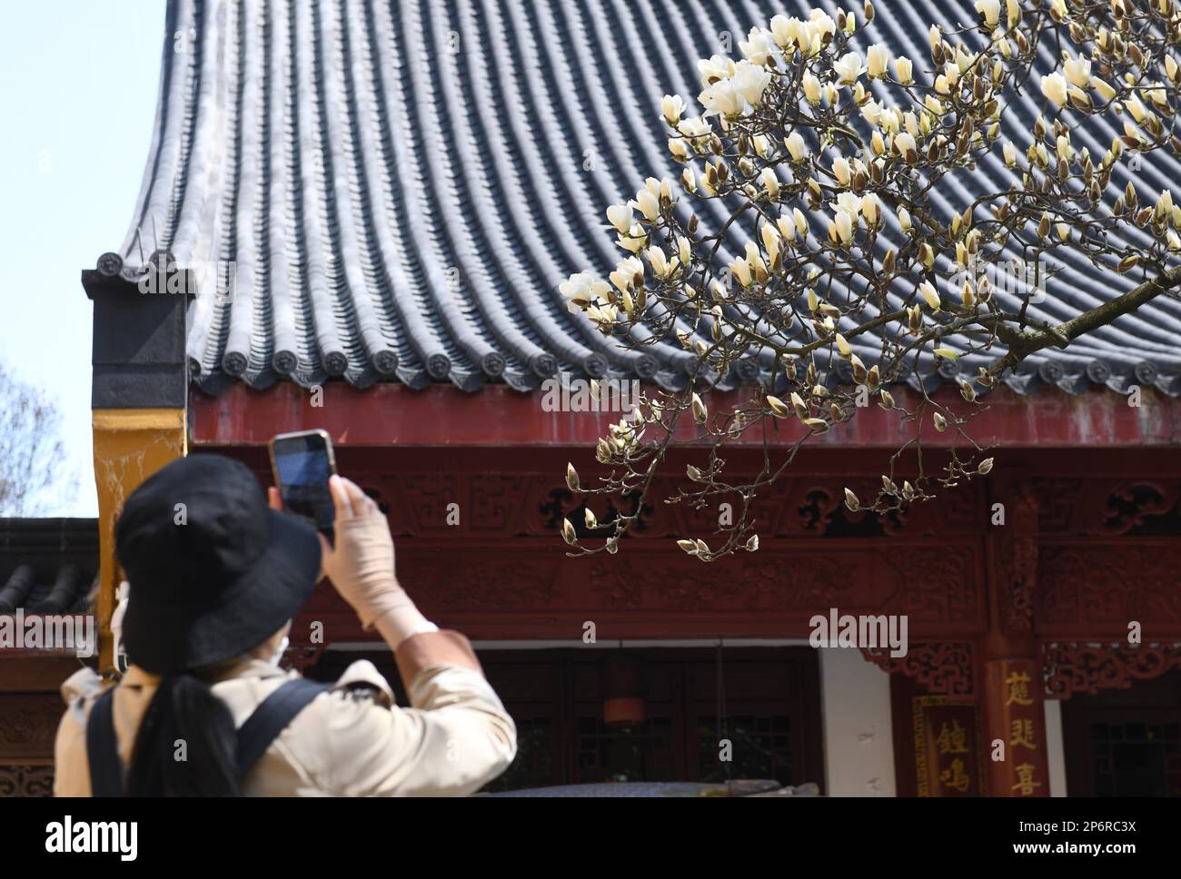 **CHINESE MAINLAND, HONG KONG, MACAU AND TAIWAN OUT** A tourist takes ...