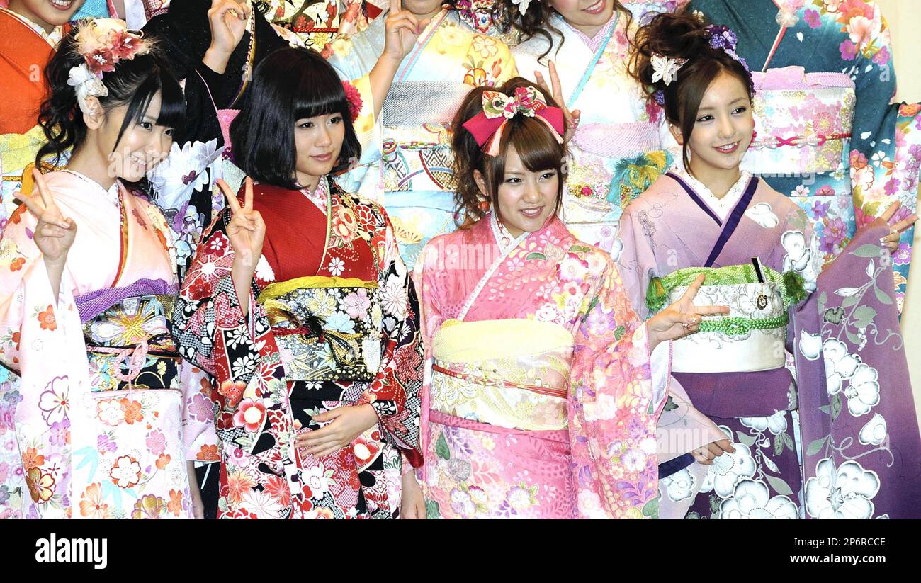 19 members of AKB48 and SKE48, Japanese pop group celebrate their ...