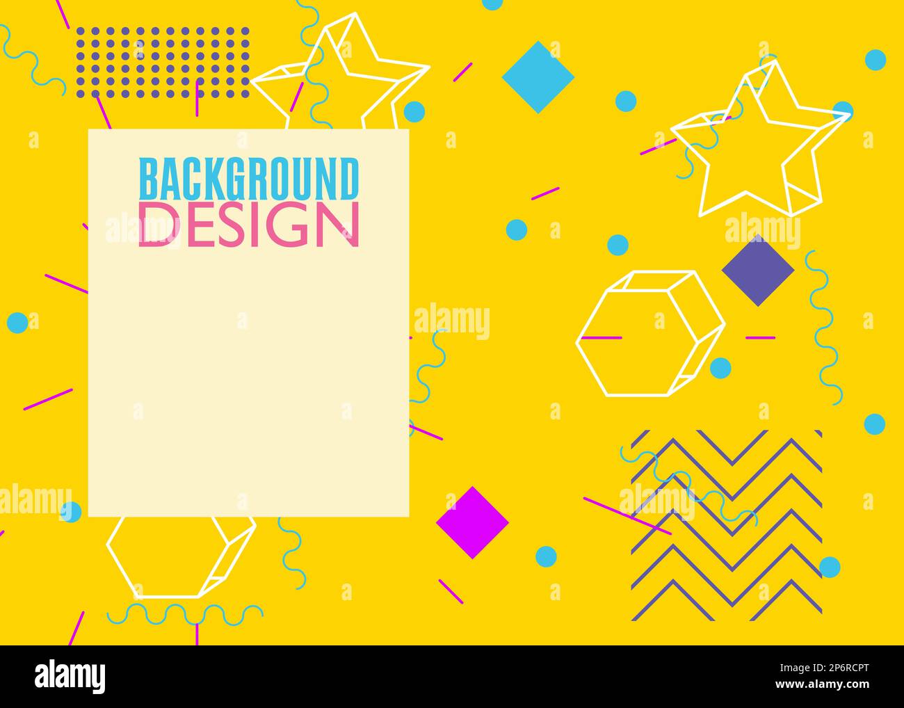 Simple Geometrical elements background design. Vintage minimal ...