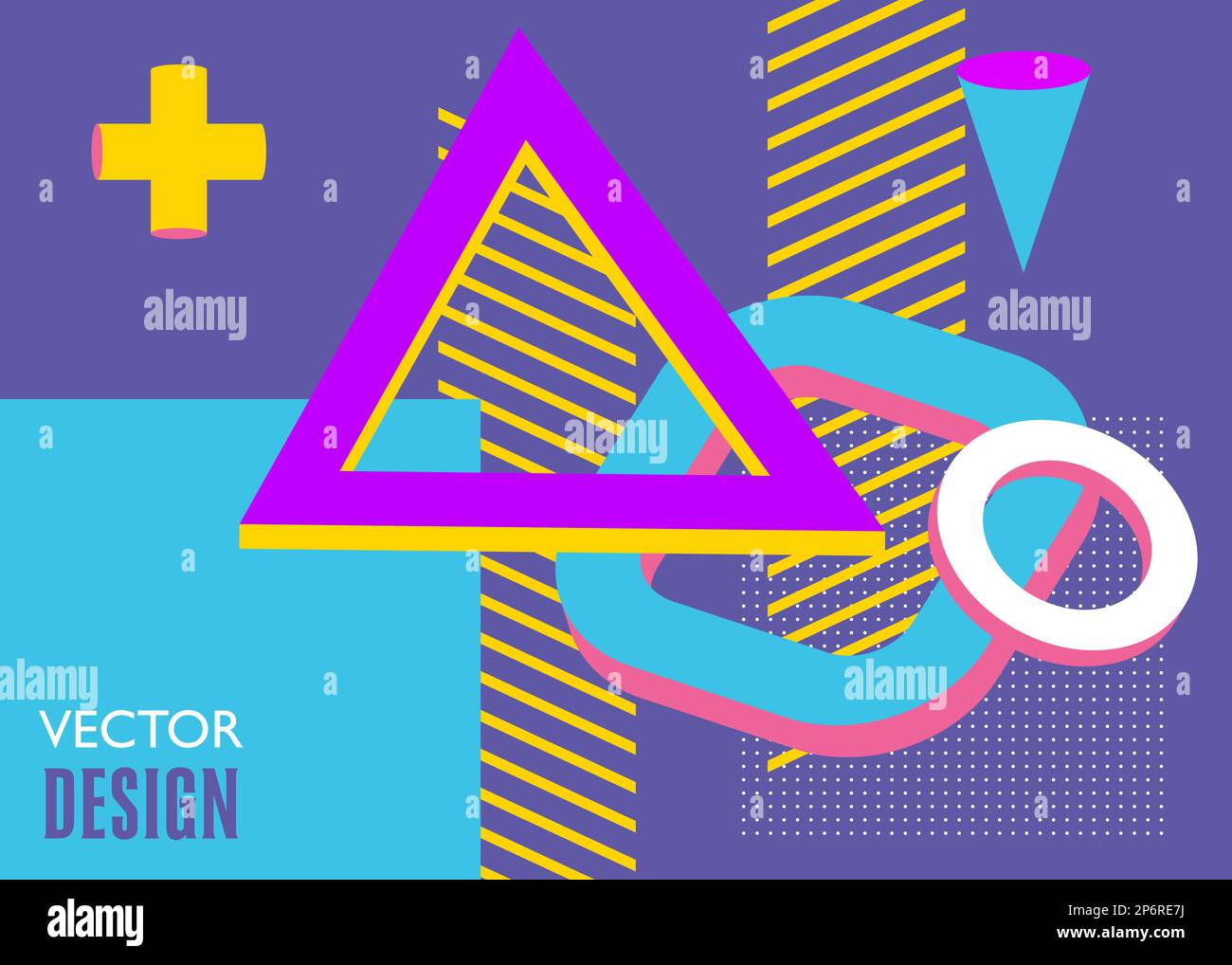 Simple Geometrical elements background design. Vintage minimal ...