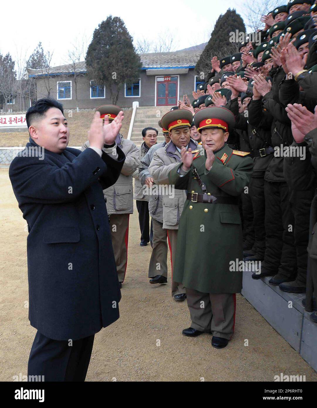 FILE - In this Jan. 1, 2012 file photo released by the Korean Central ...