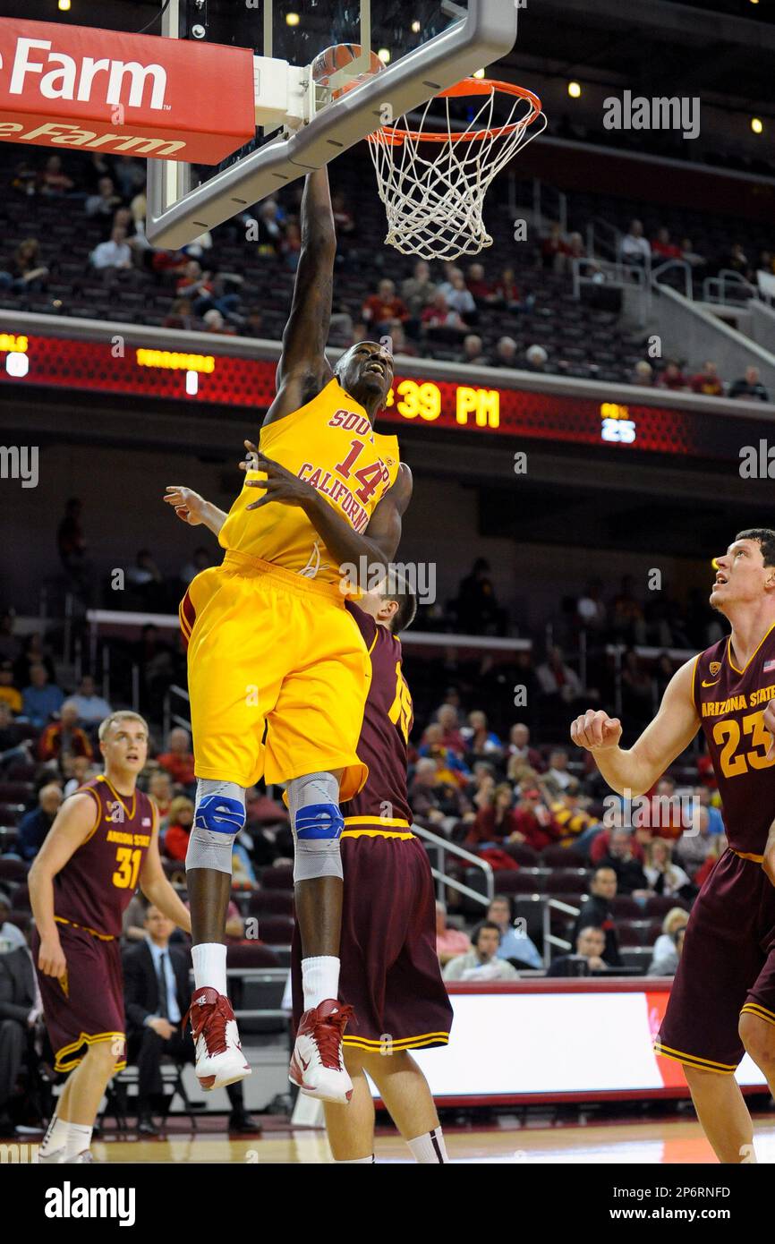 January 5, 2012: Los Angeles, CA. USC Trojans forward Dewayne Dedmon ...
