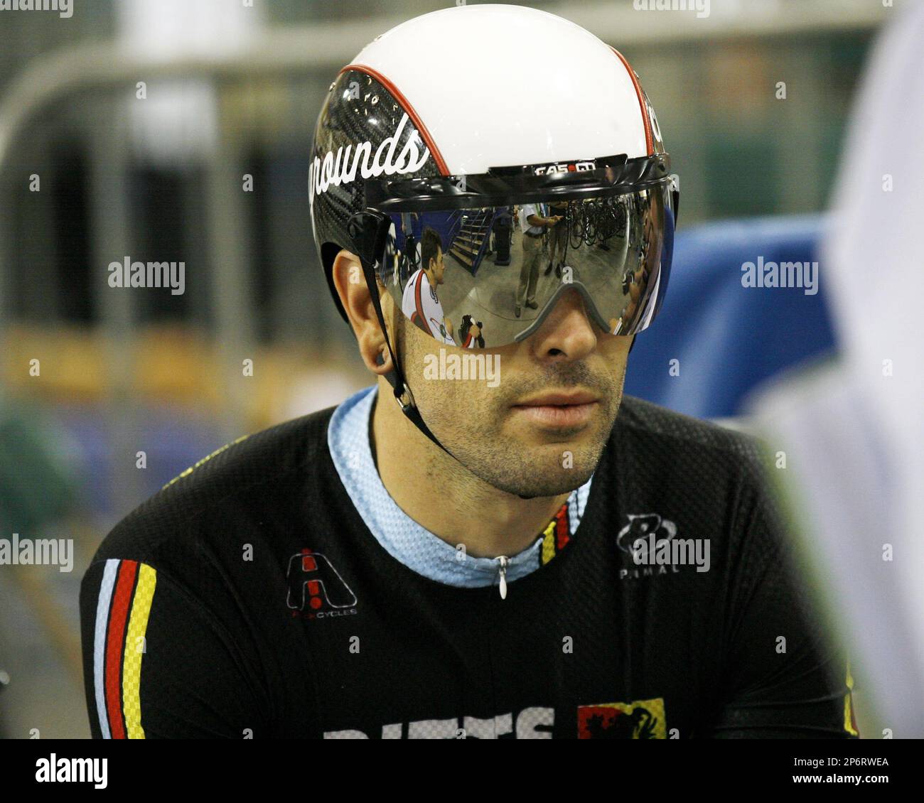 Jack Lindquist, of Los Angeles, CA, at the USA Cycling Elite Track ...