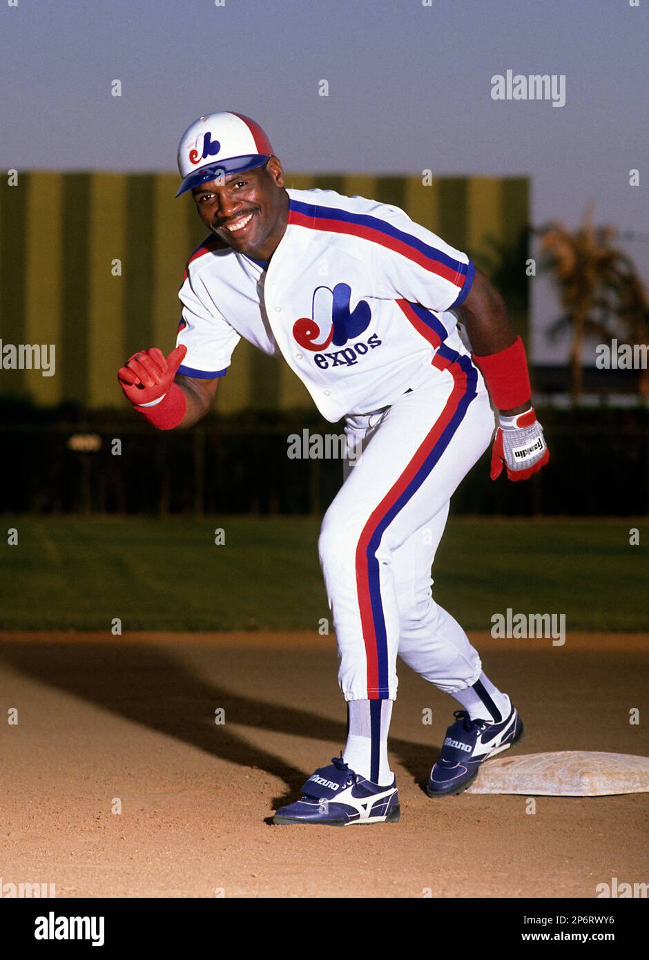 Montreal Expos Tim Raines poses for a portrait at West Palm Beach ...