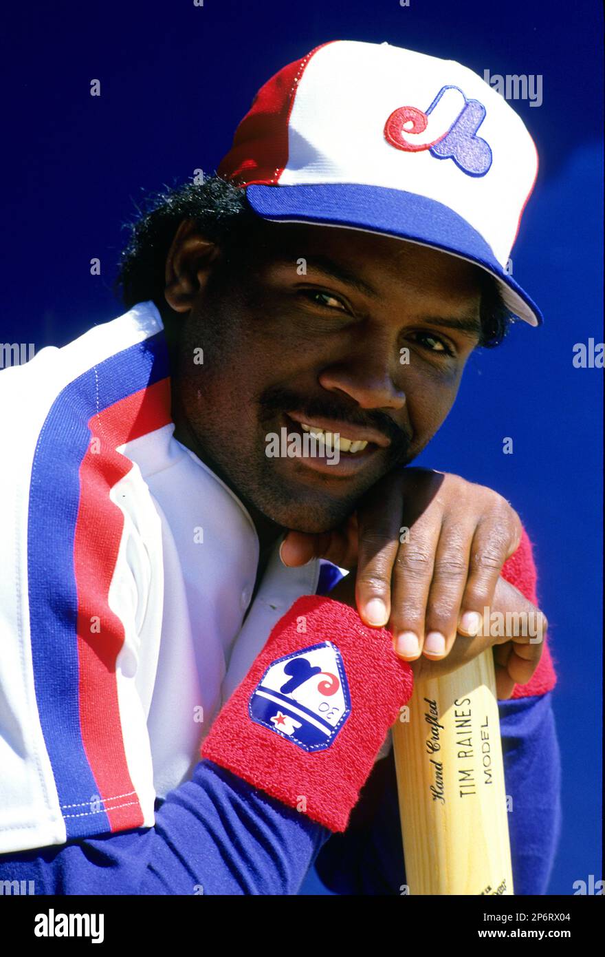 Montreal Expos Tim Raines poses for a portrait at West Palm Beach ...