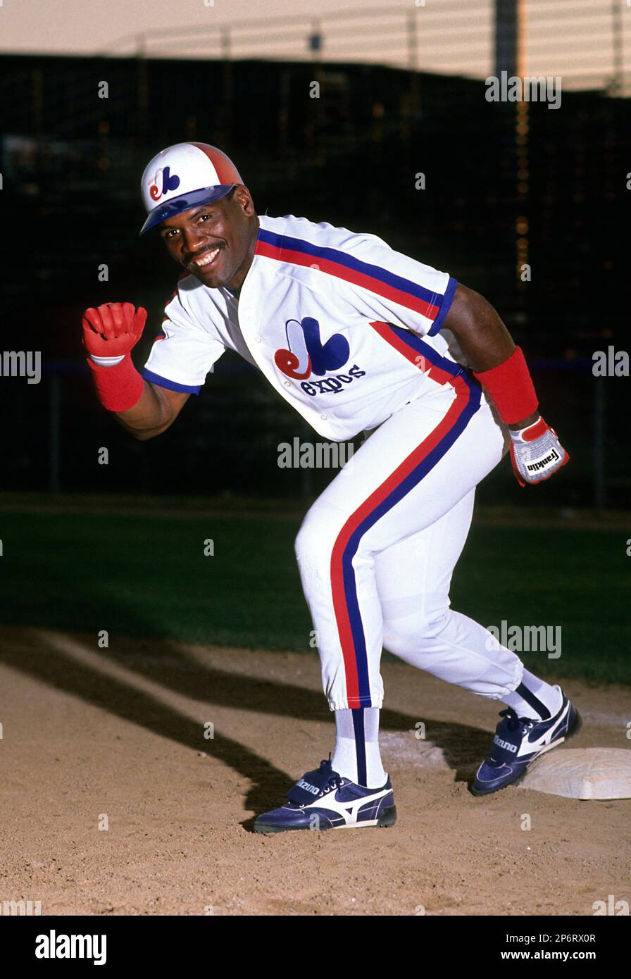 Montreal Expos Tim Raines poses for a portrait at West Palm Beach ...