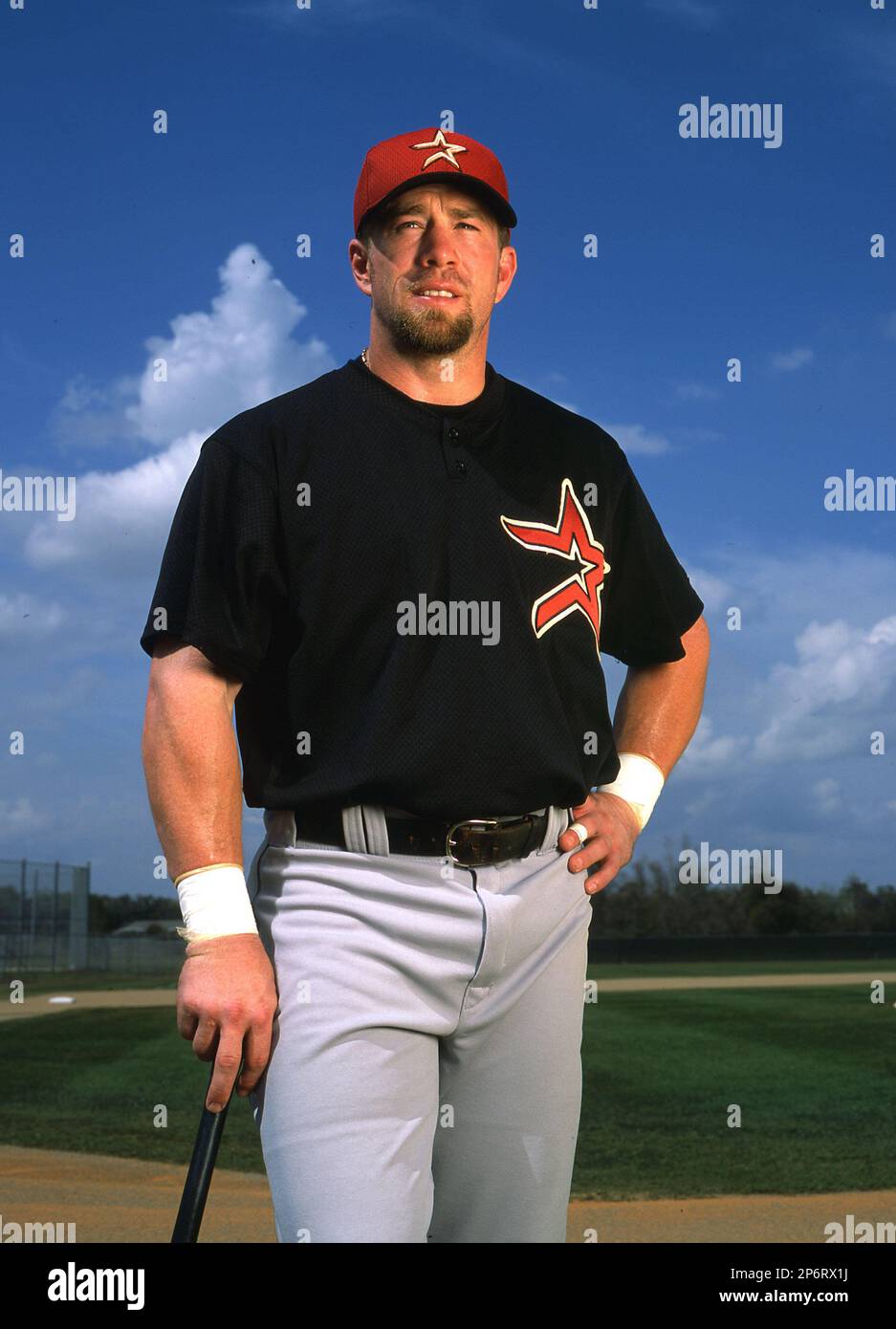 Houston Astros Jeff Bagwell poses for a portrait at the Astos spring ...