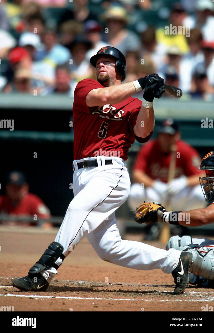 Houston Astros Jeff Bagwell in a game against the San Fracisco Giants ...