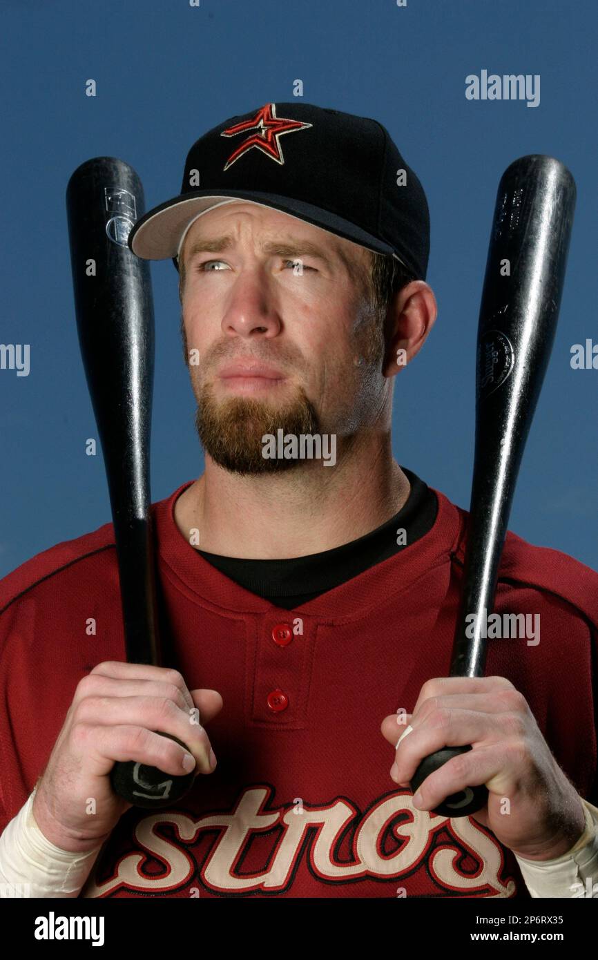 Houston Astros Jeff Bagwell poses for a portrait at the Astos spring ...