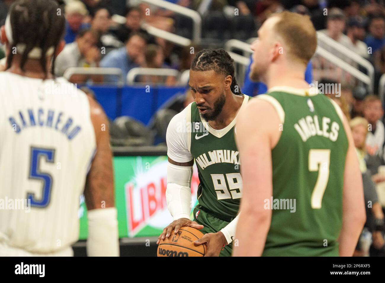 Orlando, Florida, USA,March 7, 2023, Milwaukee Bucks forward Jae ...
