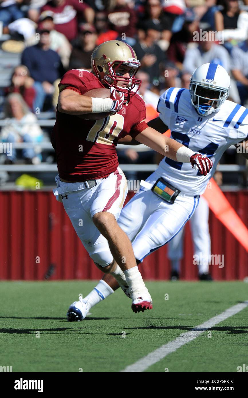 Boston College Eagles receiver Bobby Swigert (10) during game against ...