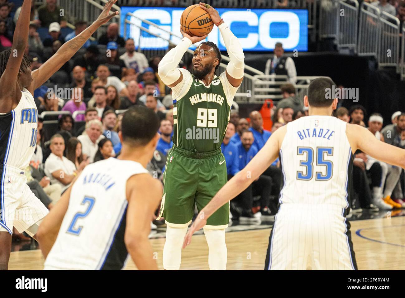 Orlando, Florida, USA,March 7, 2023, Milwaukee Bucks forward Jae ...