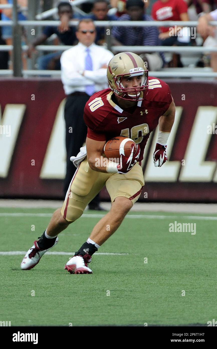 Boston College Eagles receiver Bobby Swigert (10) during game against ...