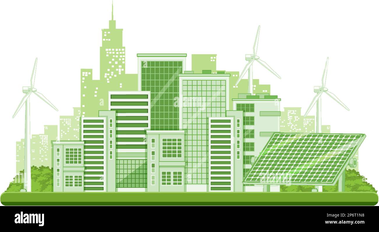 Green energy vector concept illustration Stock Vector Image & Art - Alamy