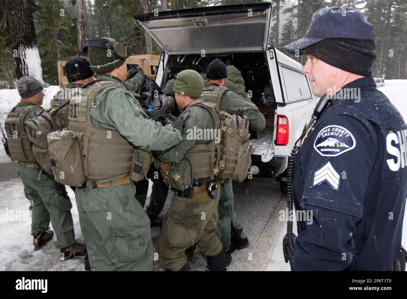 In this photo provided by the Pierce Co. Sheriff's Dept., Pierce County ...