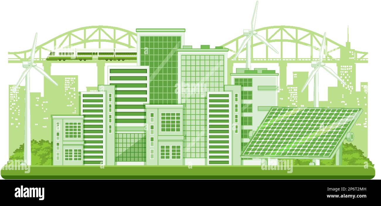 Green energy vector concept illustration Stock Vector Image & Art - Alamy