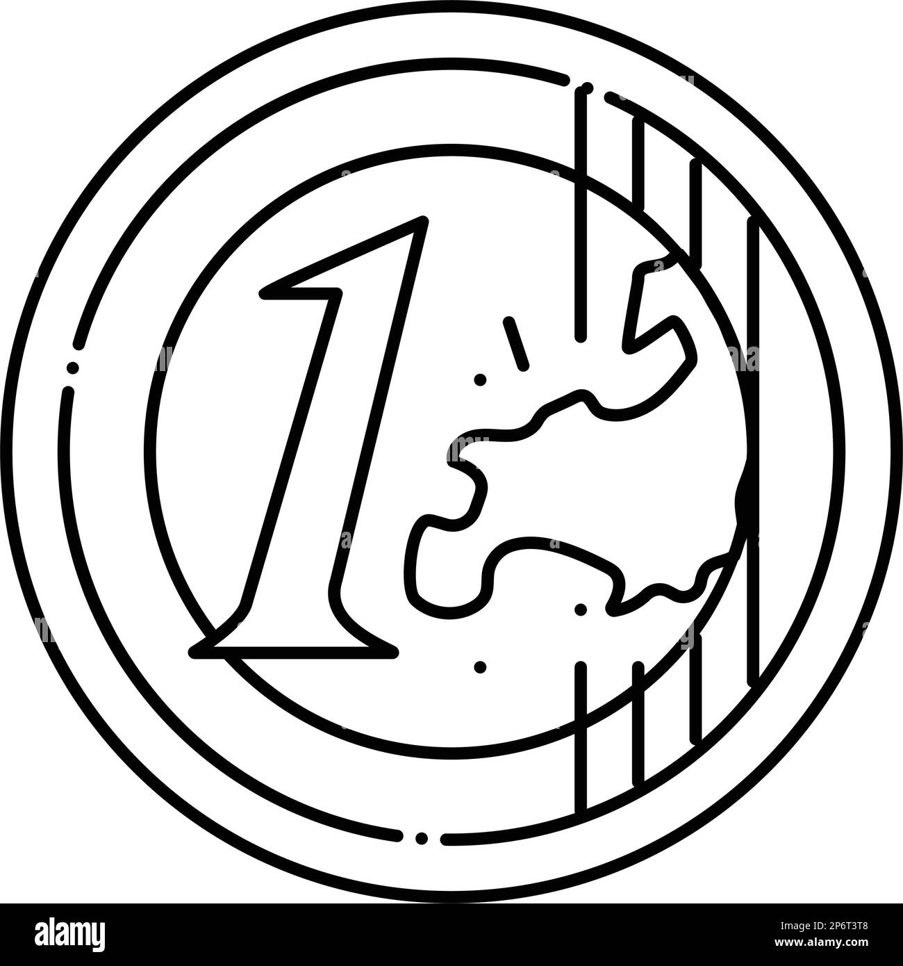 Golden euro symbol Black and White Stock Photos & Images - Alamy