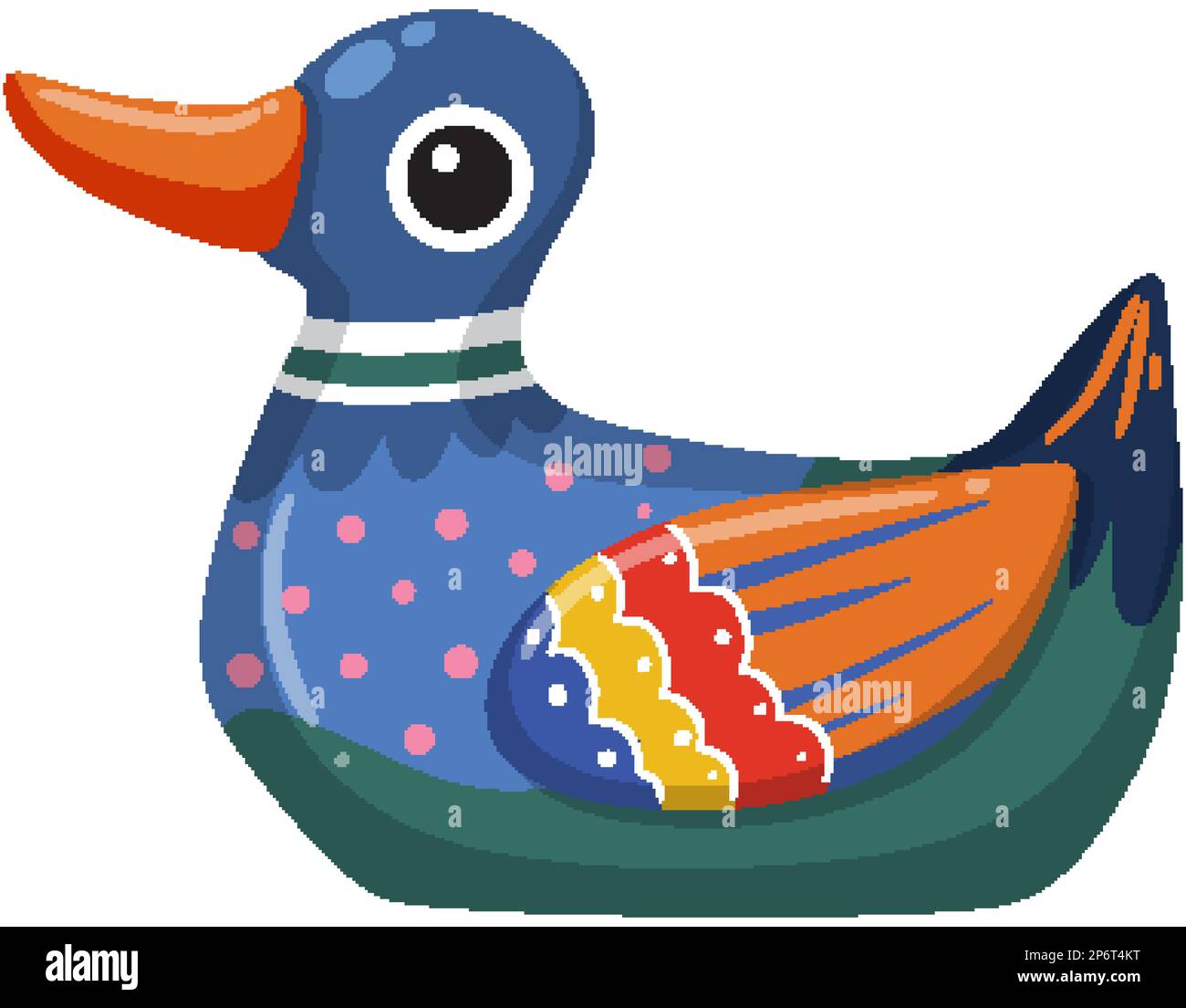 Korean Mandarin Duck Doll Vector illustration Stock Vector Image & Art ...