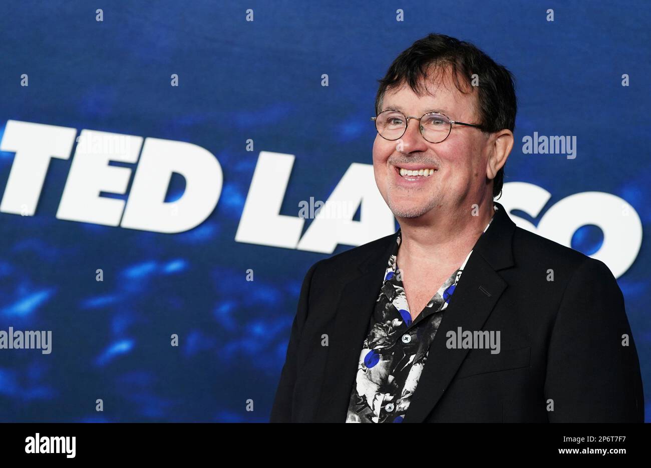 Jeremy Swift arrives at the season three premiere of "Ted Lasso" on ...