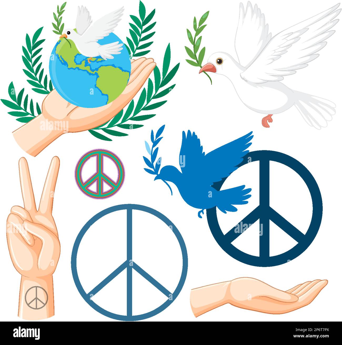 Mix set of freedom bird illustration Stock Vector Image & Art - Alamy