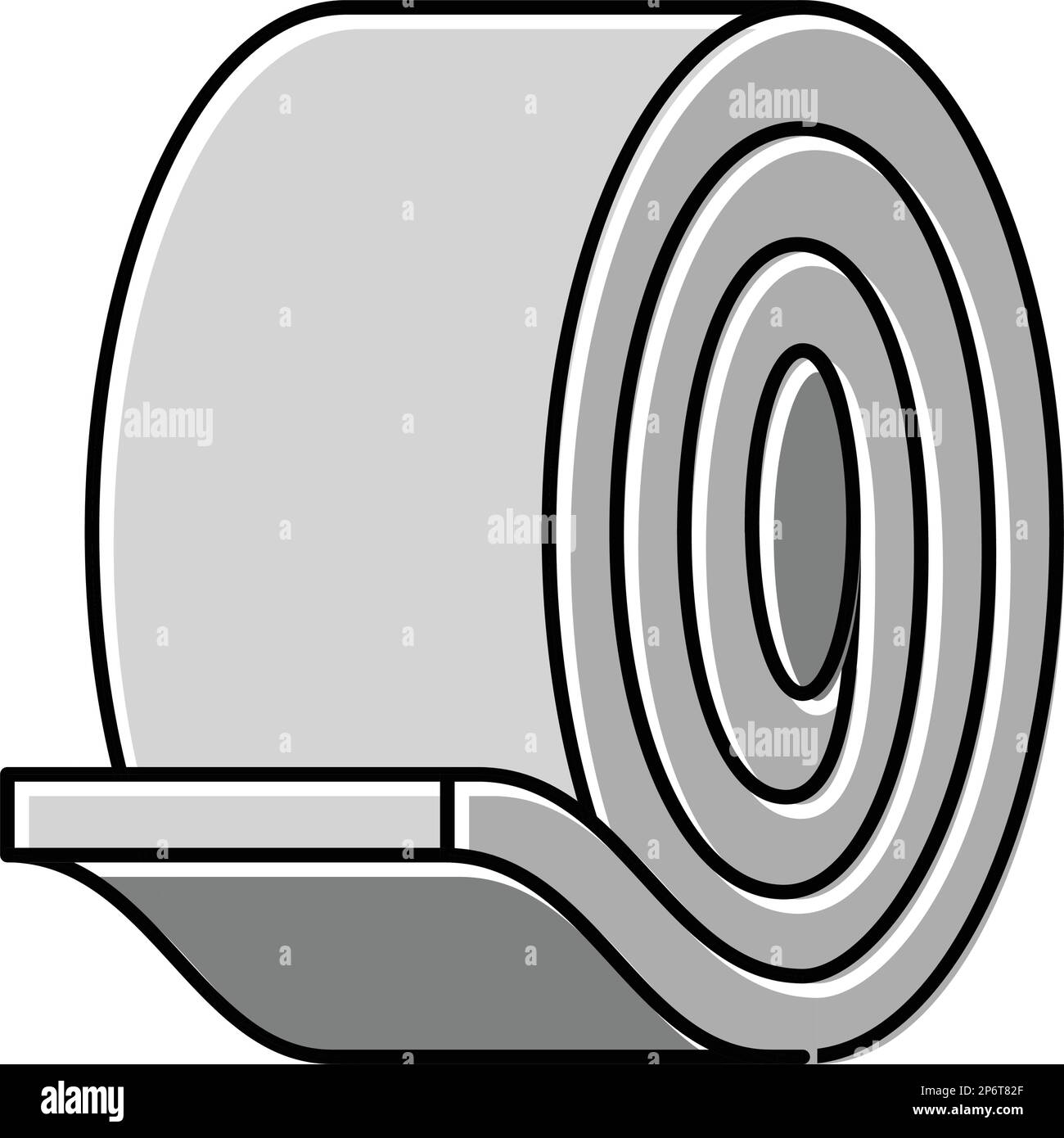 coil steel production color icon vector illustration Stock Vector Image ...