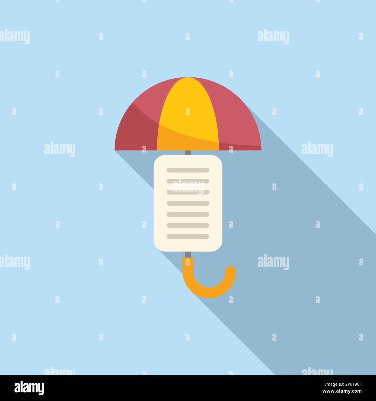 Compensation protection icon flat vector. Money benefit. Fund bribery ...