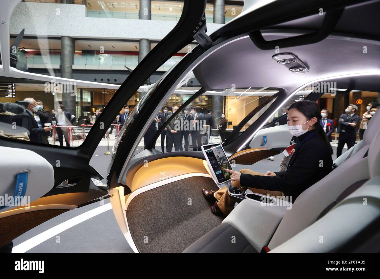 Volocopter, the pioneer of urban air mobility (UAM), shows a full-scale ...
