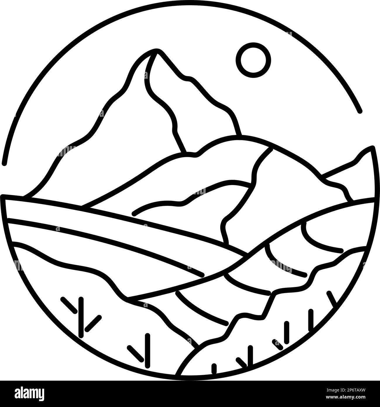 Mountain Map Icon