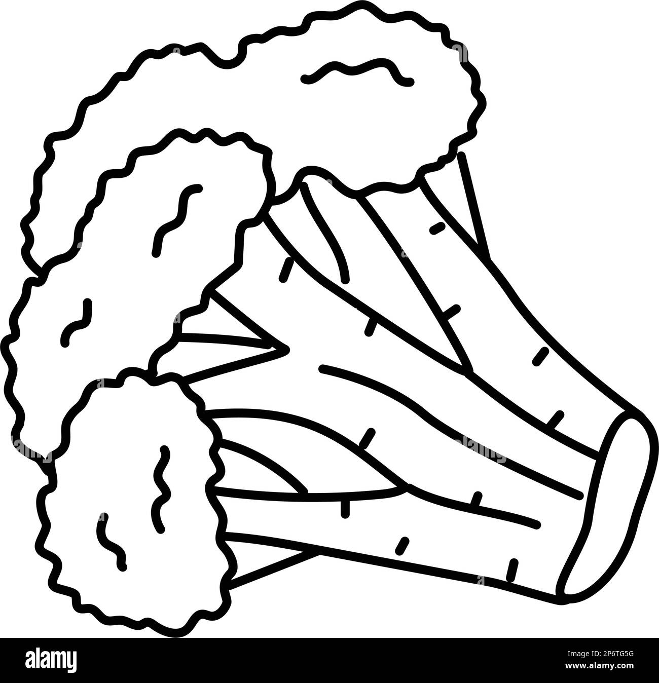 broccoli cabbage line icon vector illustration Stock Vector Image & Art ...