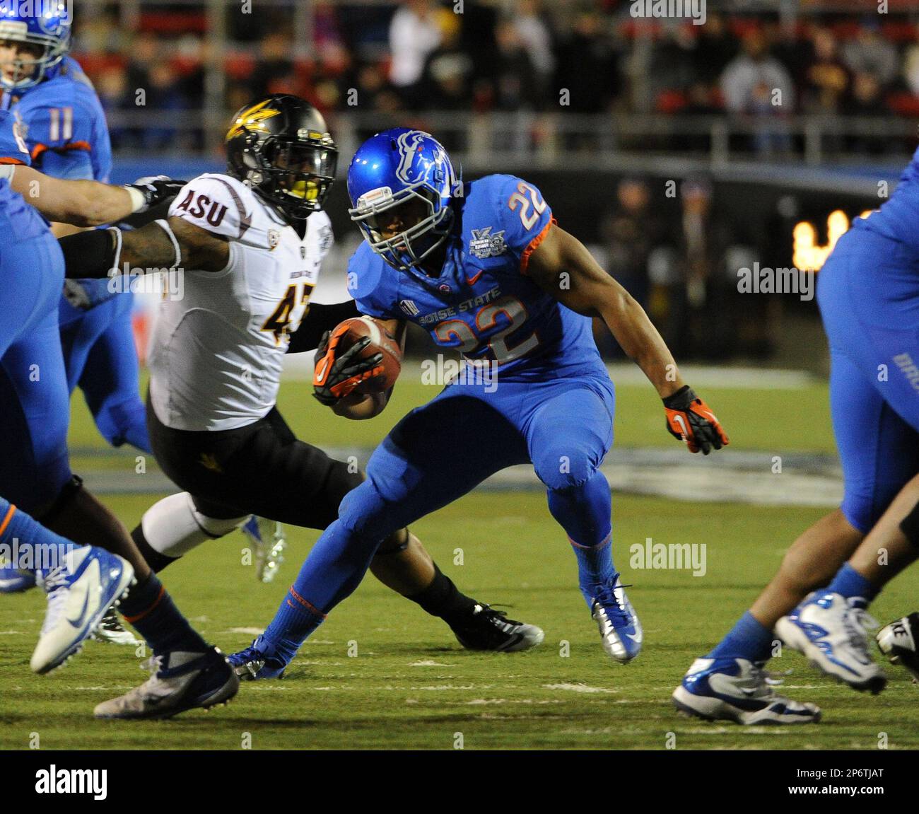 December 22, 2011: Running Back Doug Martin #22 of Boise State during ...