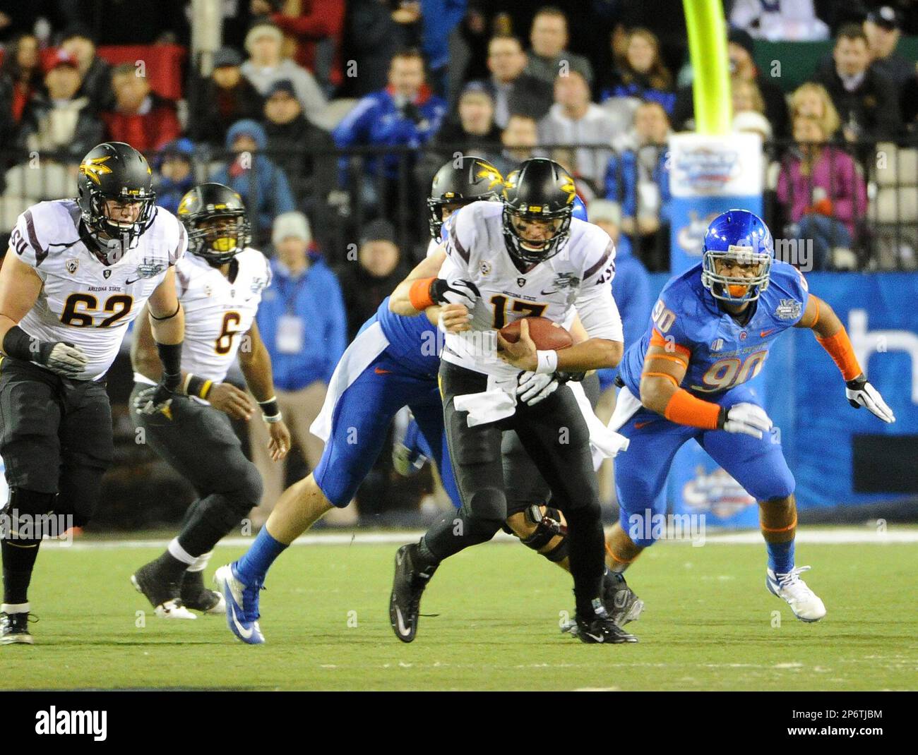 December 22, 2011: Brock Osweiler #17 of ASU during the Maaco Las Vegas ...