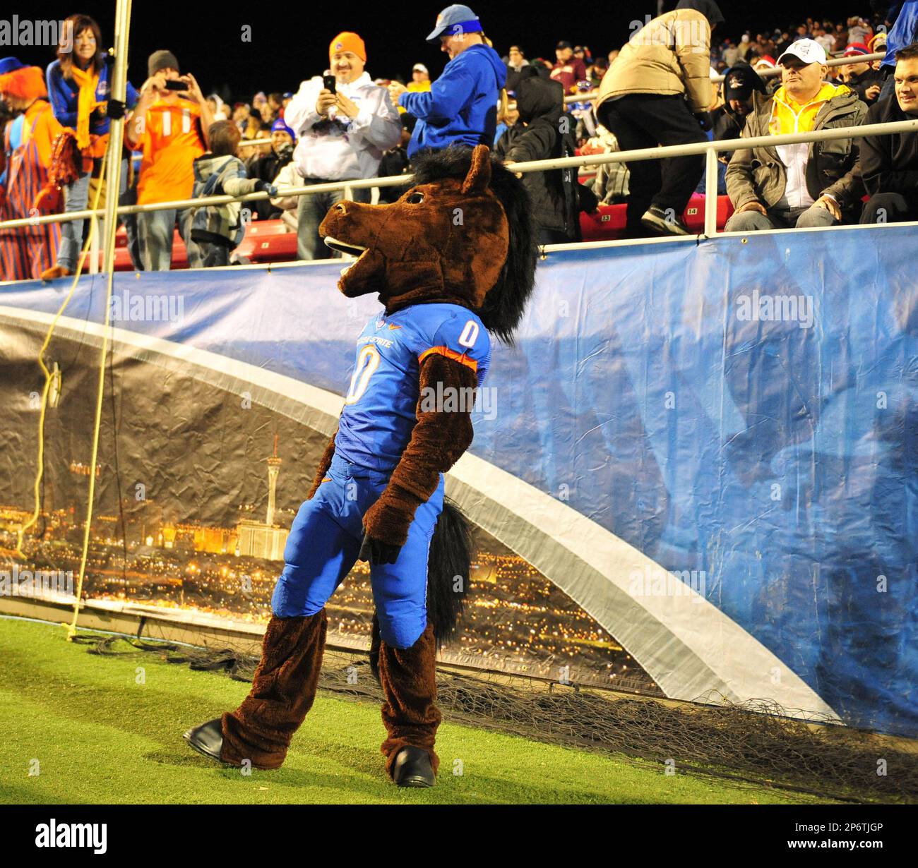 December 22, 2011: Buster Bronco the mascot of Boise State during the ...