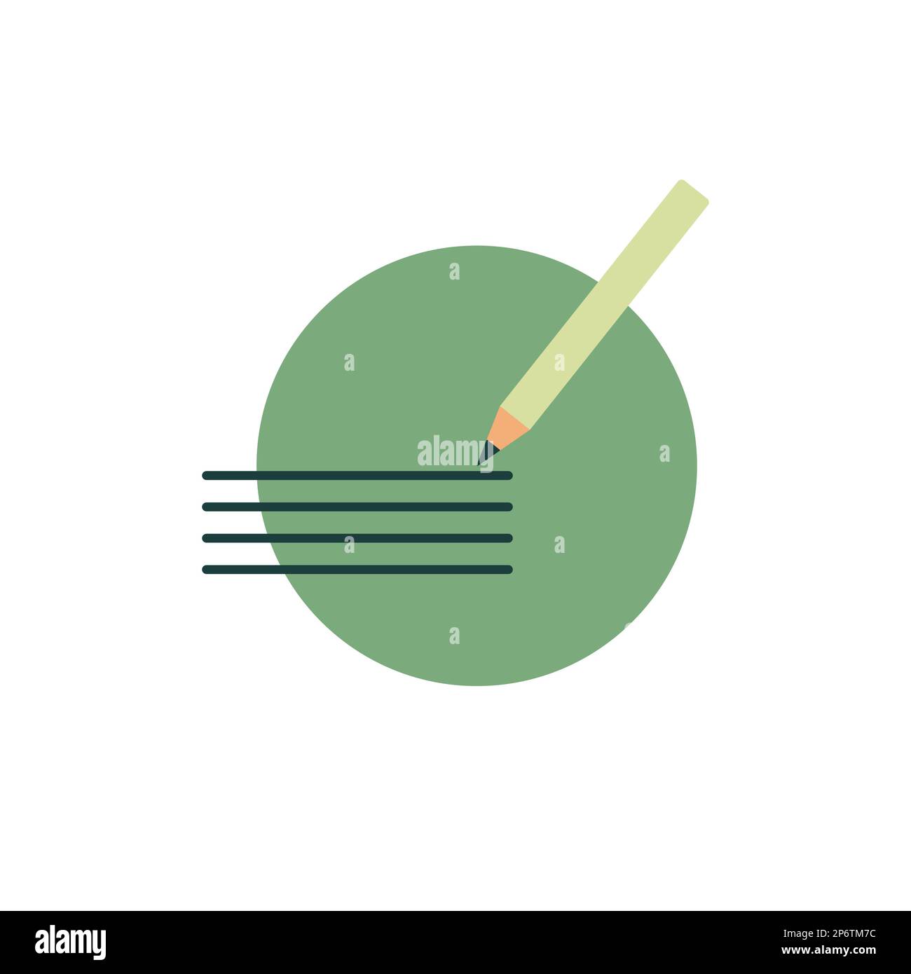 Vector illustration with school and office supplise laing on desk ...