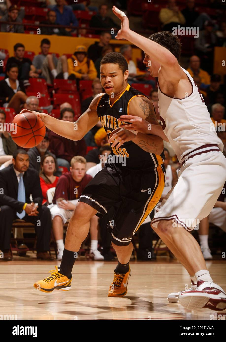 Southern Miss Golden Eagles forward Jonathan Mills in the first half ...