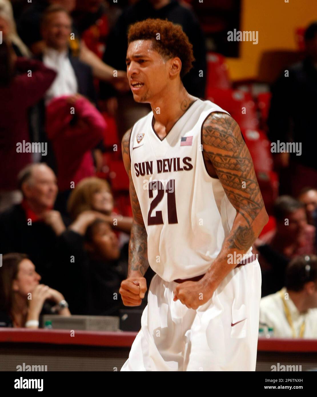 Arizona State Sun Devils guard Keala King in the first half against the ...