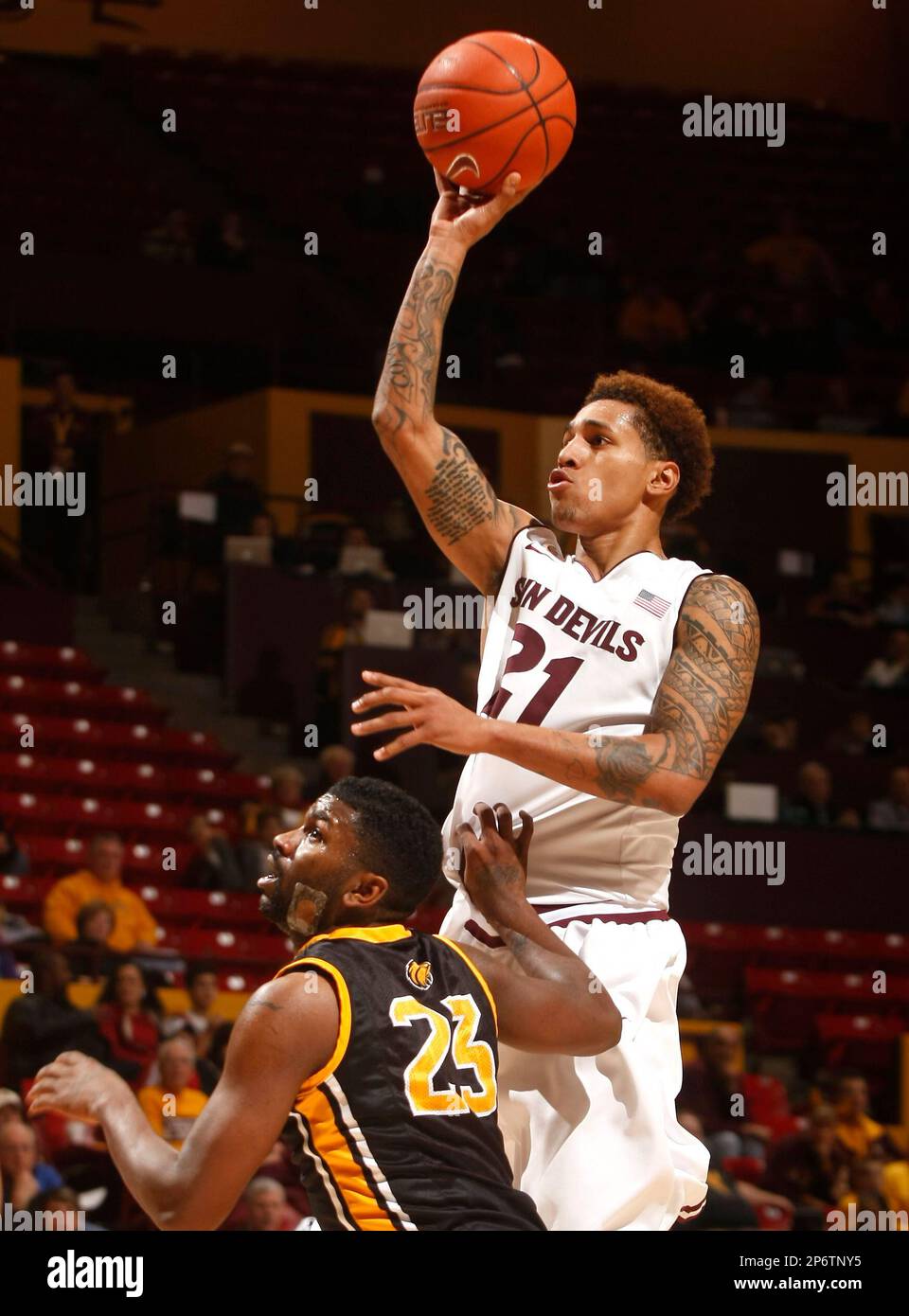 Arizona State Sun Devils guard Keala King in the first half against the ...