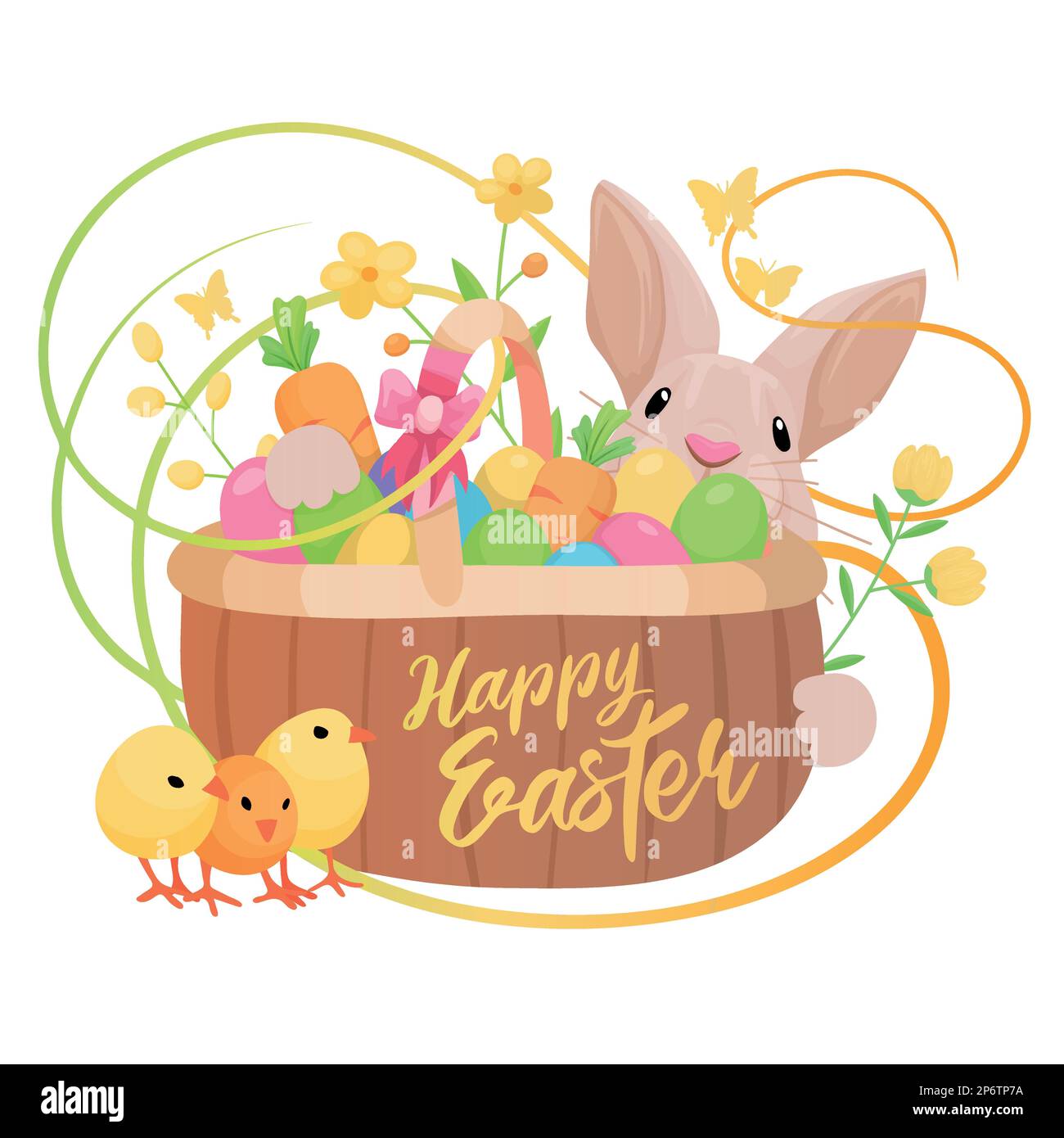 Bunny clipart simple hi-res stock photography and images - Alamy