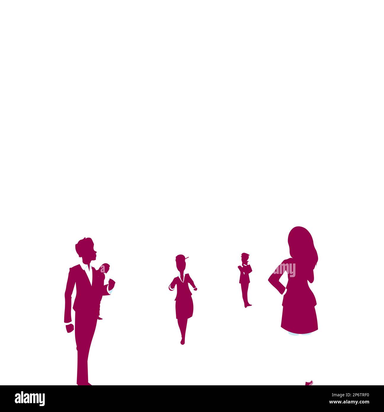 People talking about important things. Colleagues discussing agenda and ...