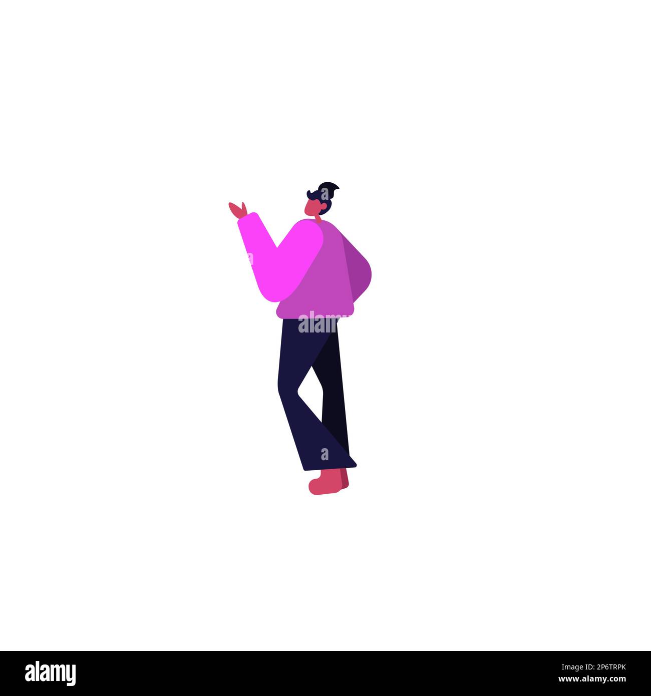 backwards-running-woman-stock-vector-images-alamy