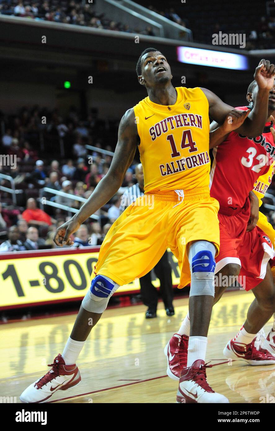 December 17, 2011: Dewayne Dedmon #14 of USC during the NCAA basketball ...