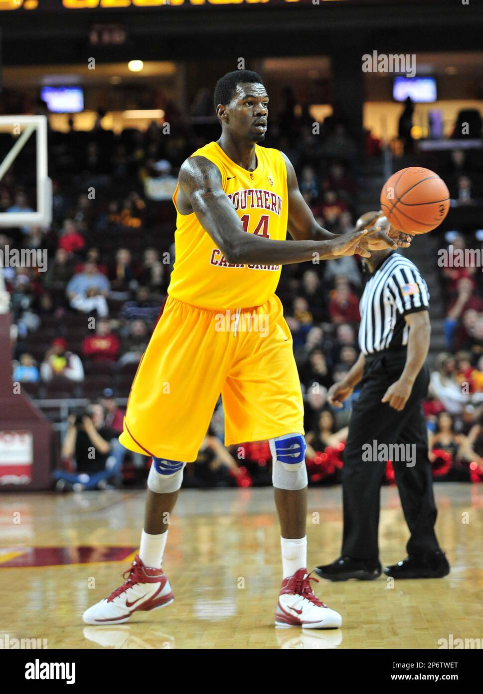 December 17, 2011: Dewayne Dedmon #14 of USC during the NCAA basketball ...
