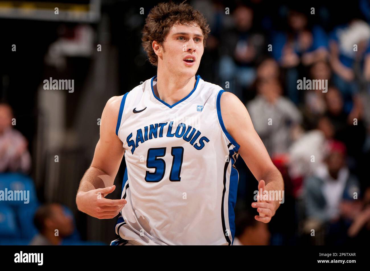 Rob Loe (51) of the Saint Louis Billikens during the NCAA regular ...