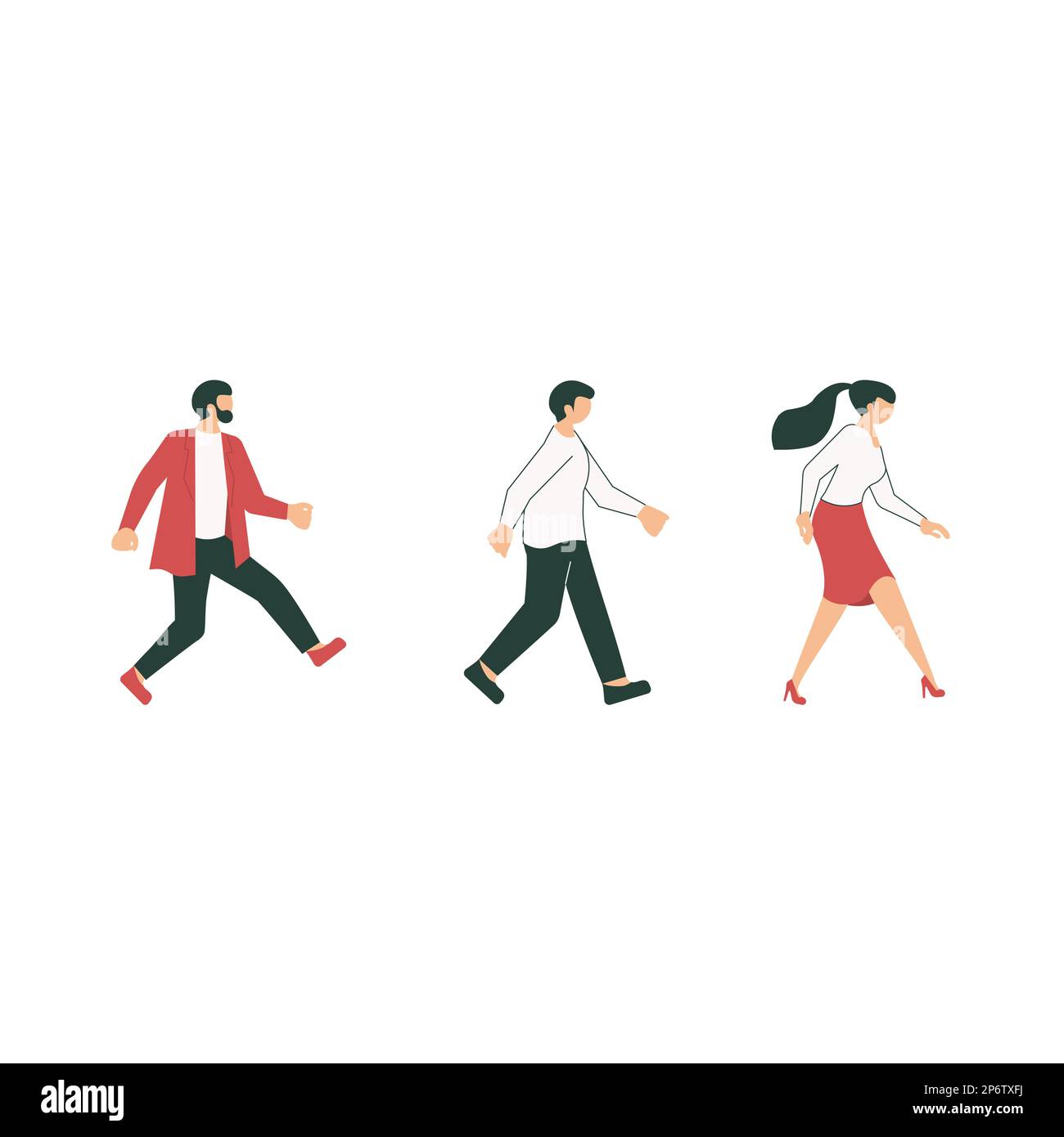 People talking about important things. Colleagues discussing agenda and ...