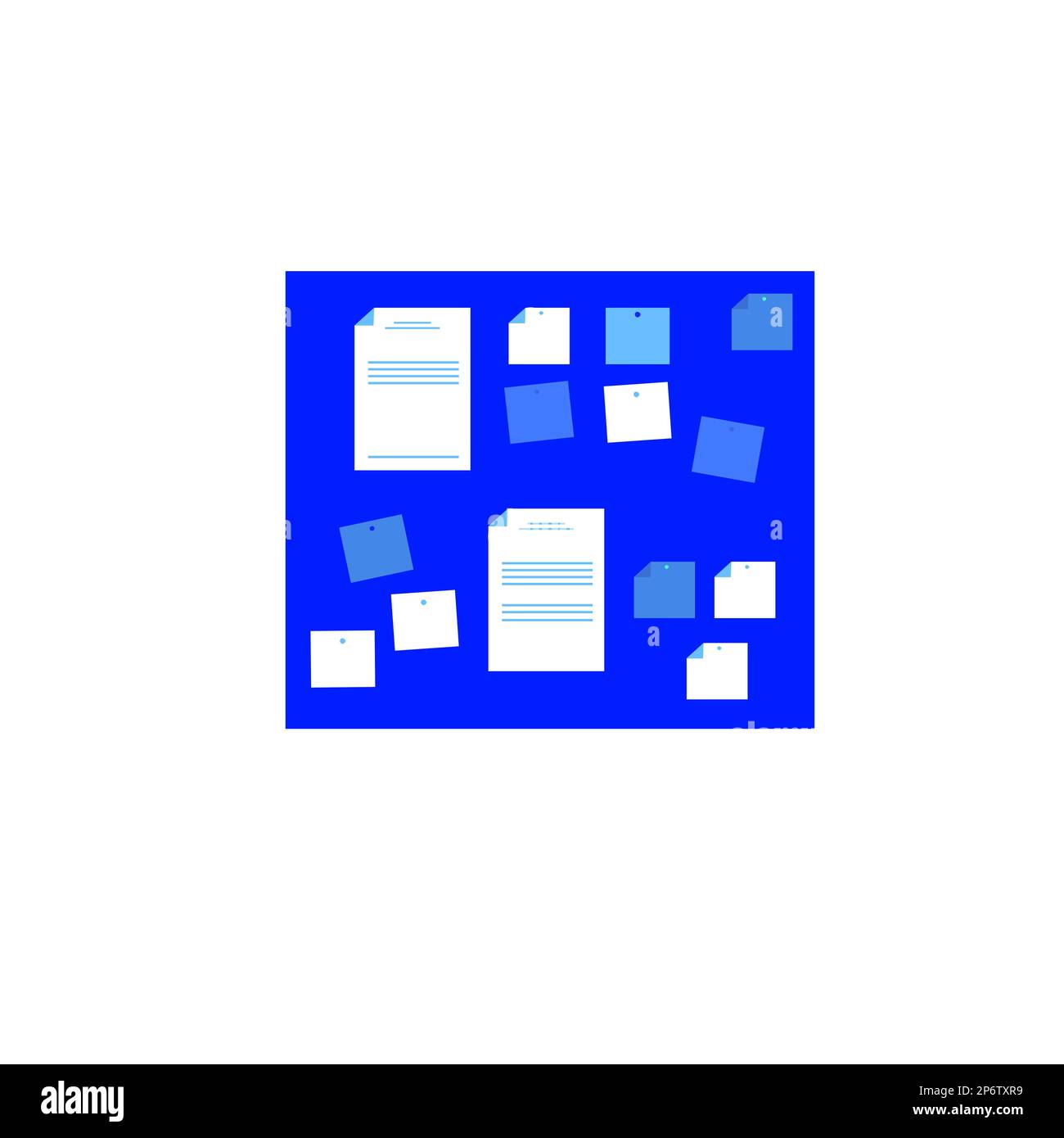 Vector illustration with school and office supplise laing on desk ...