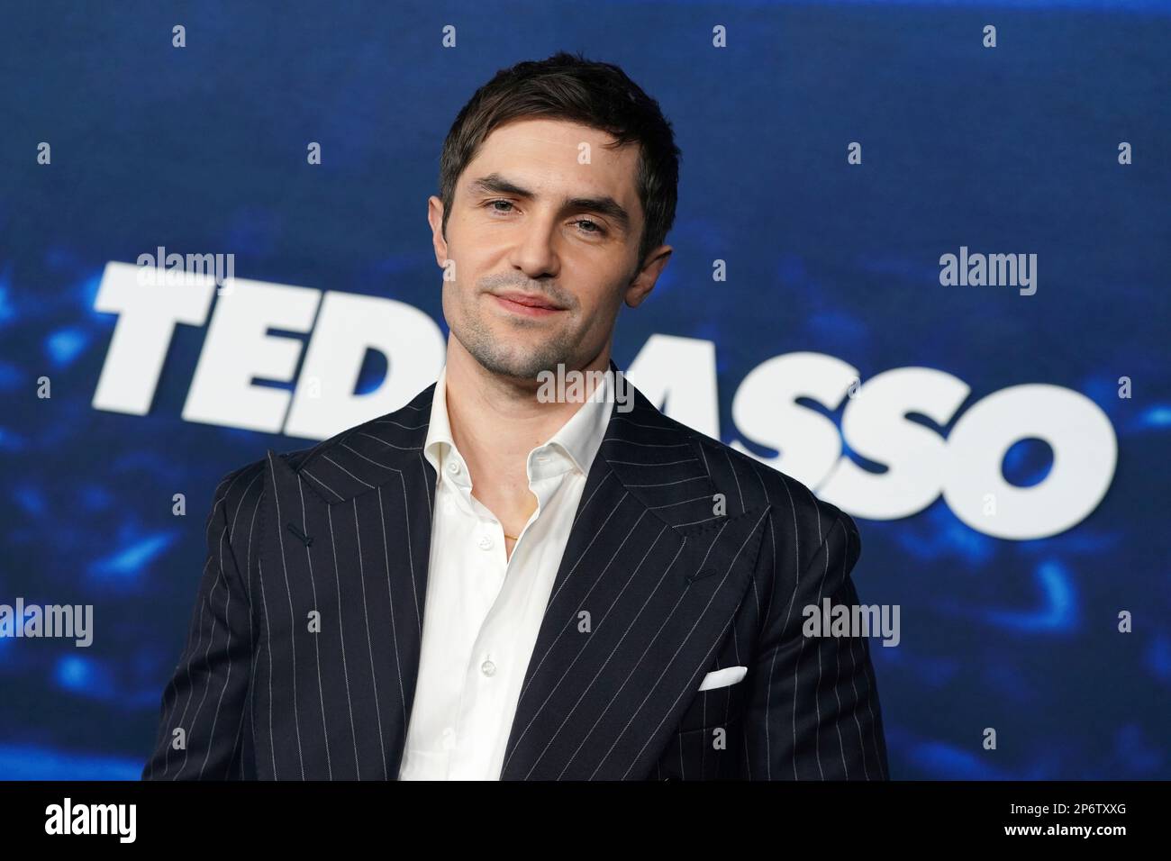 Phil Dunster arrives at the season three premiere of "Ted Lasso" on ...