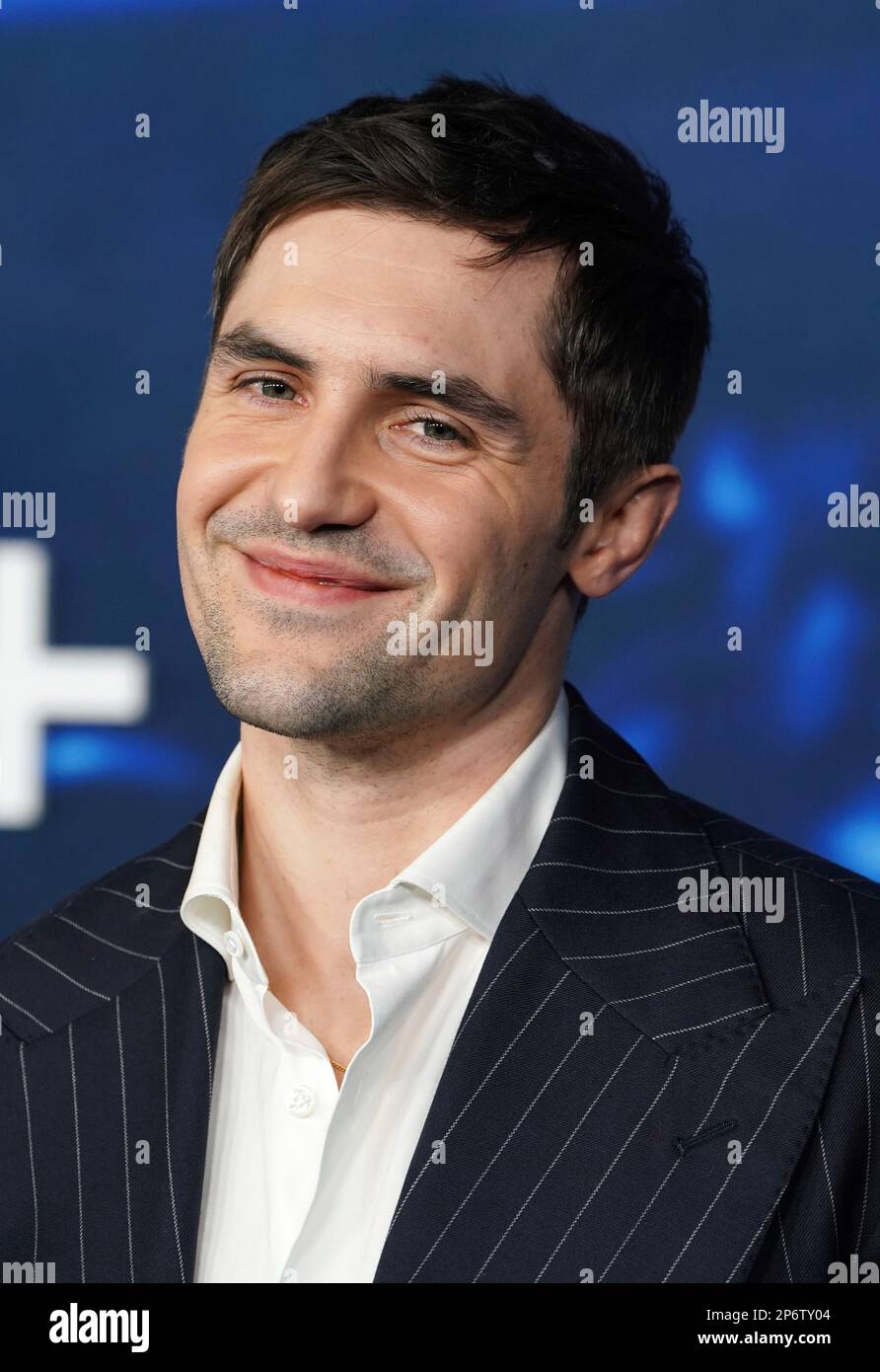 Phil Dunster arrives at the season three premiere of "Ted Lasso" on ...
